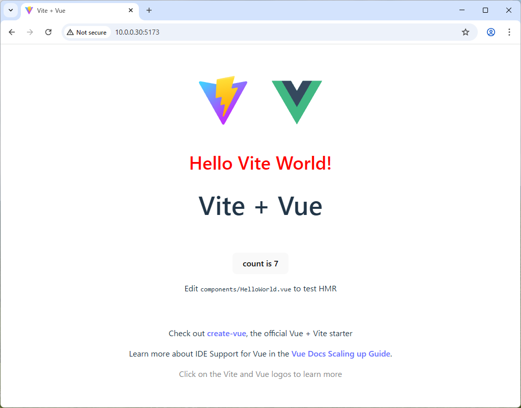 Debian 13 trixie : Vite : インストール : Server World