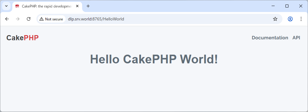 Debian 13 trixie : CakePHP インストール : Server World