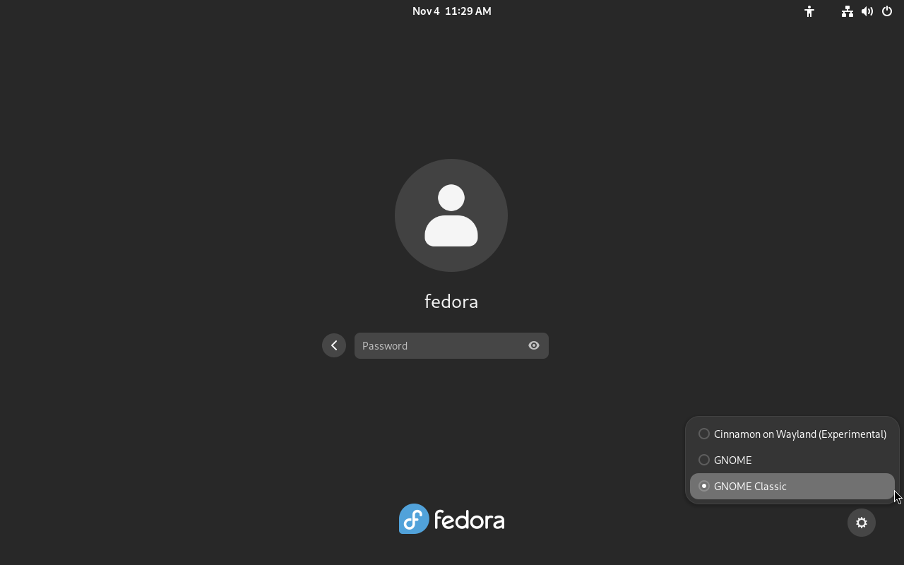 Fedora 41 : GNOME デスクトップ : Server World