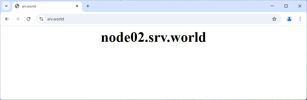 Rocky Linux 10 : Apache httpd : mod_proxy の設定 : Server World
