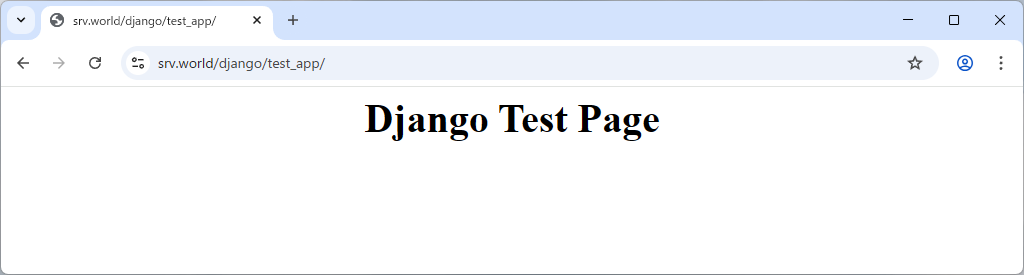 Debian 13 trixie : Apache2 : Configure mod_wsgi : Server World