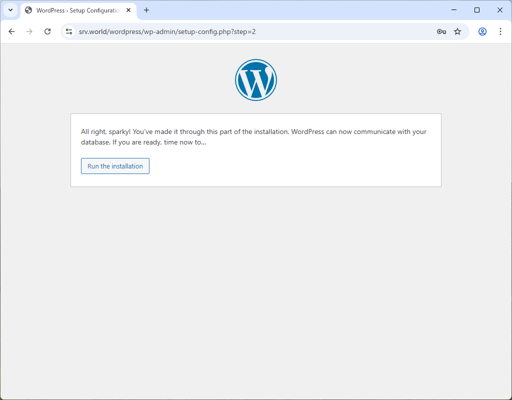 Debian 13 trixie : Apache2 : Blog System : WordPress : Server World