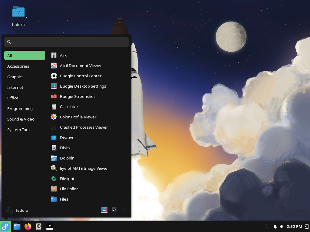 Fedora 43 : Budgie Desktop : Server World