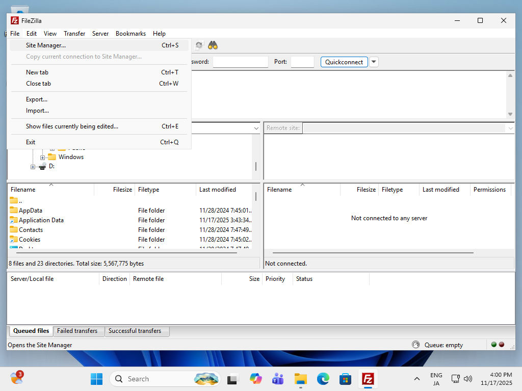 Fedora 43 : ProFTPD over SSL/TLS : Server World