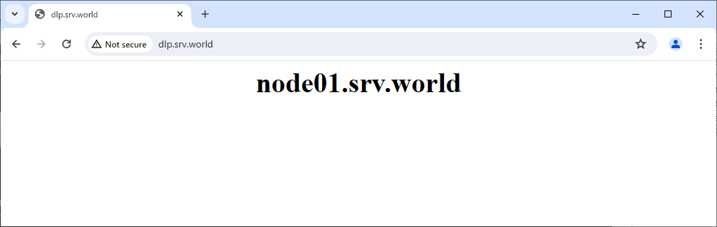 Fedora 43 : HAProxy : HTTP Load Balancing : Server World