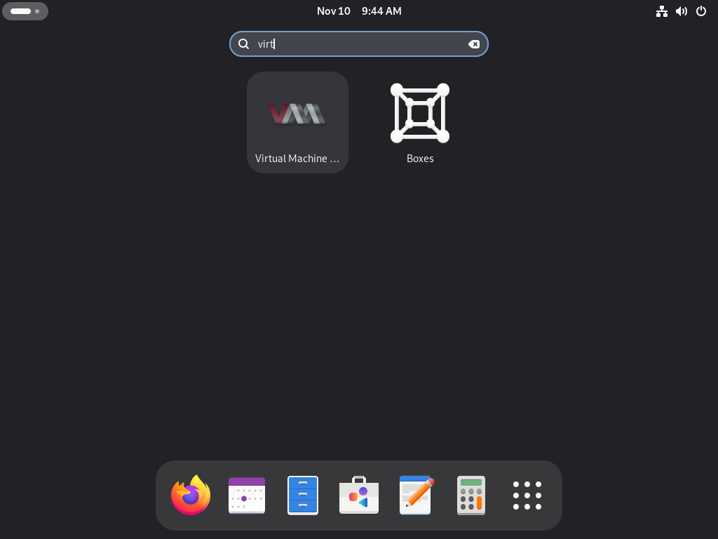 Fedora 43 : KVM : Create Virtual Machines (GUI) : Server World