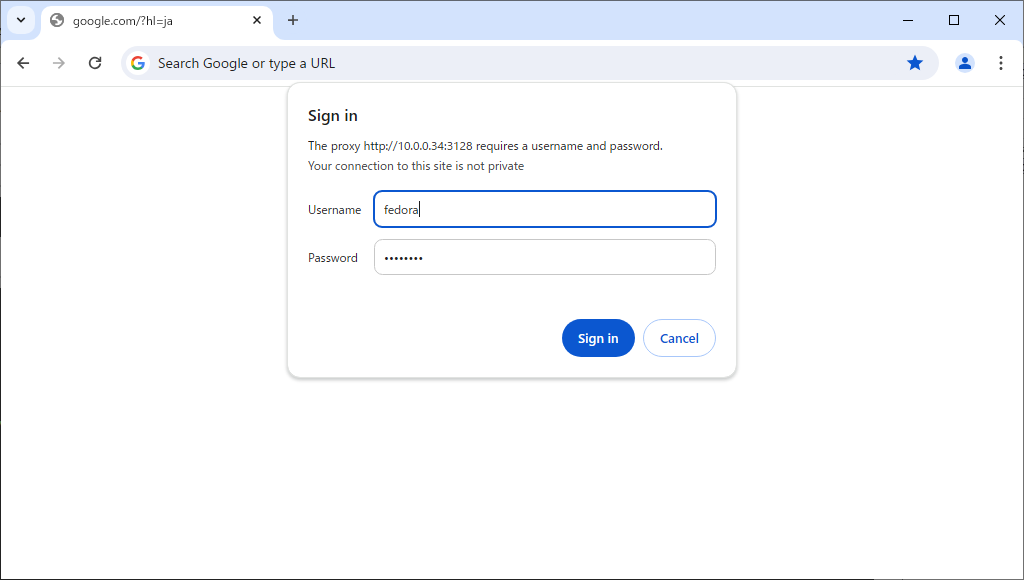 Fedora 43 : Squid : Basic Authentication : Server World