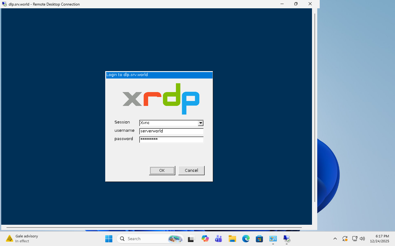 FreeBSD 15 : Configure Xrdp Server : Server World