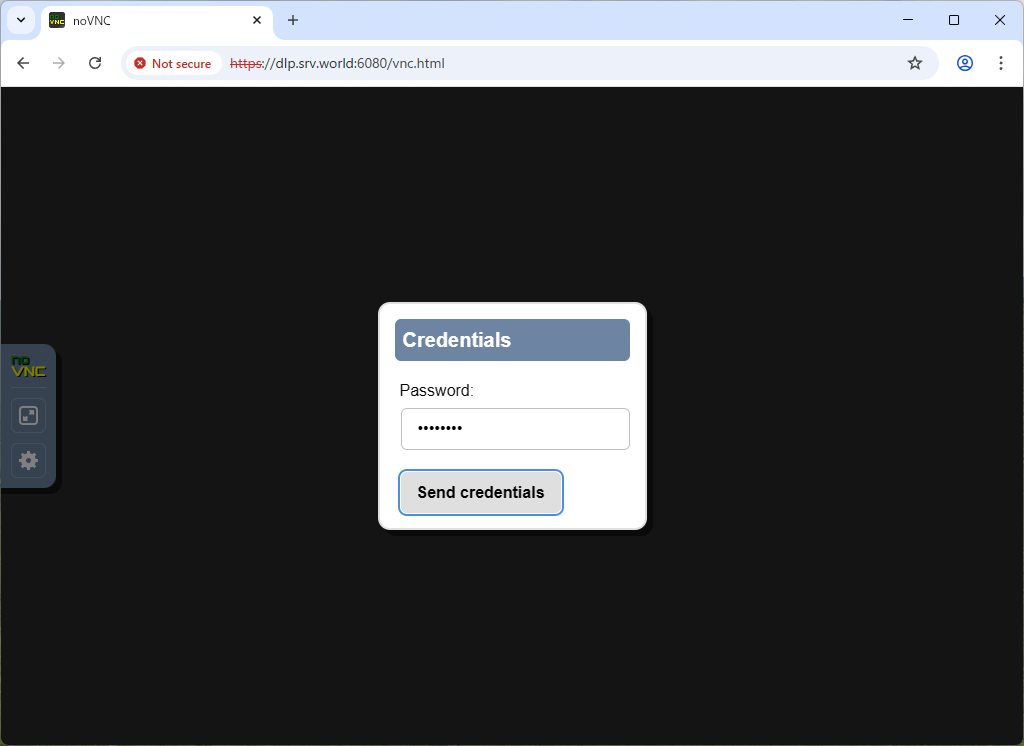 FreeBSD 15 : VNC Client : noVNC : Server World