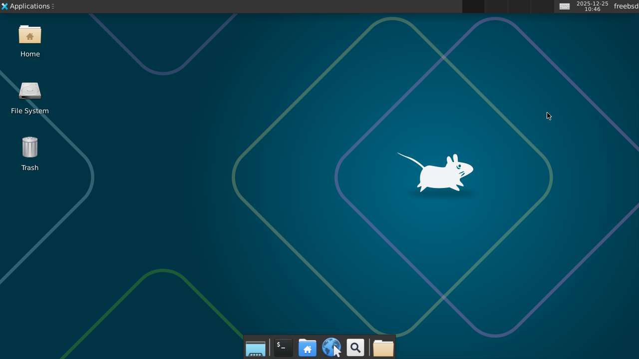 FreeBSD 15 : Xfce Desktop : Server World