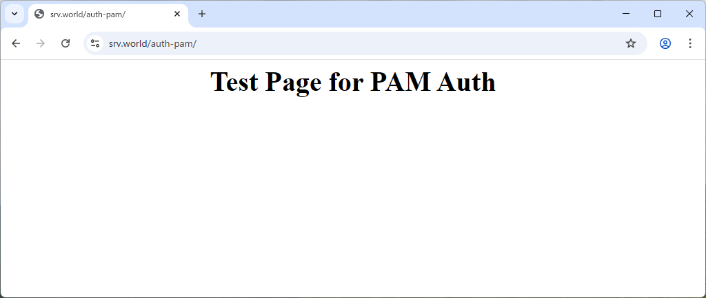 FreeBSD 15 : Apache httpd : Basic Auth + PAM : Server World