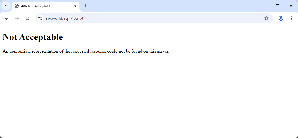 FreeBSD 15 : Apache httpd : Configure mod_security : Server World