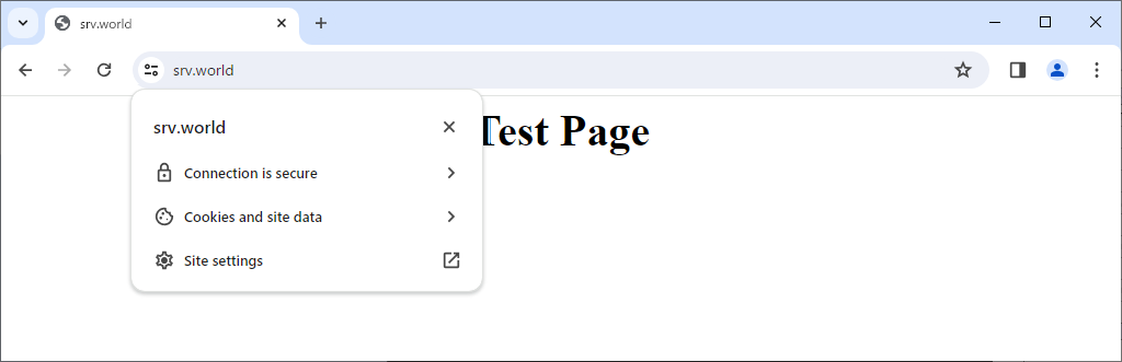 FreeBSD 15 : Apache httpd : SSL/TLS Settings : Server World