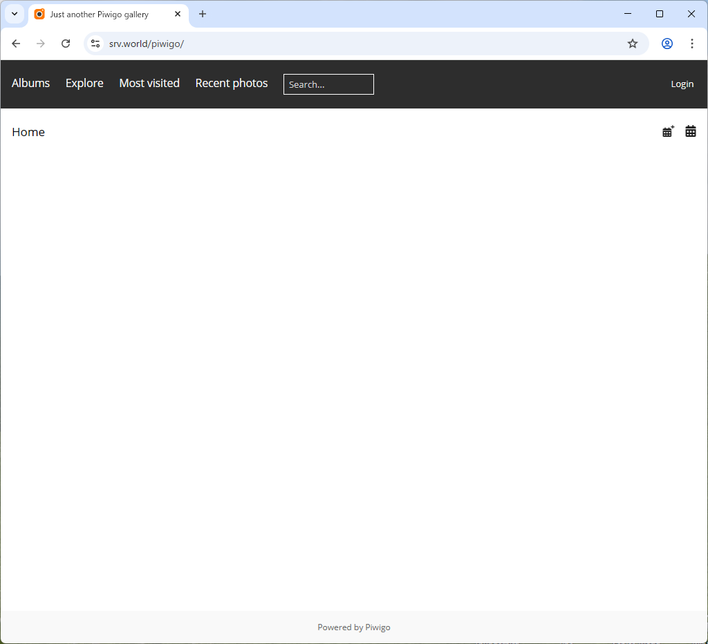 FreeBSD 15 : Apache httpd : Photo Gallery : Piwigo : Server World