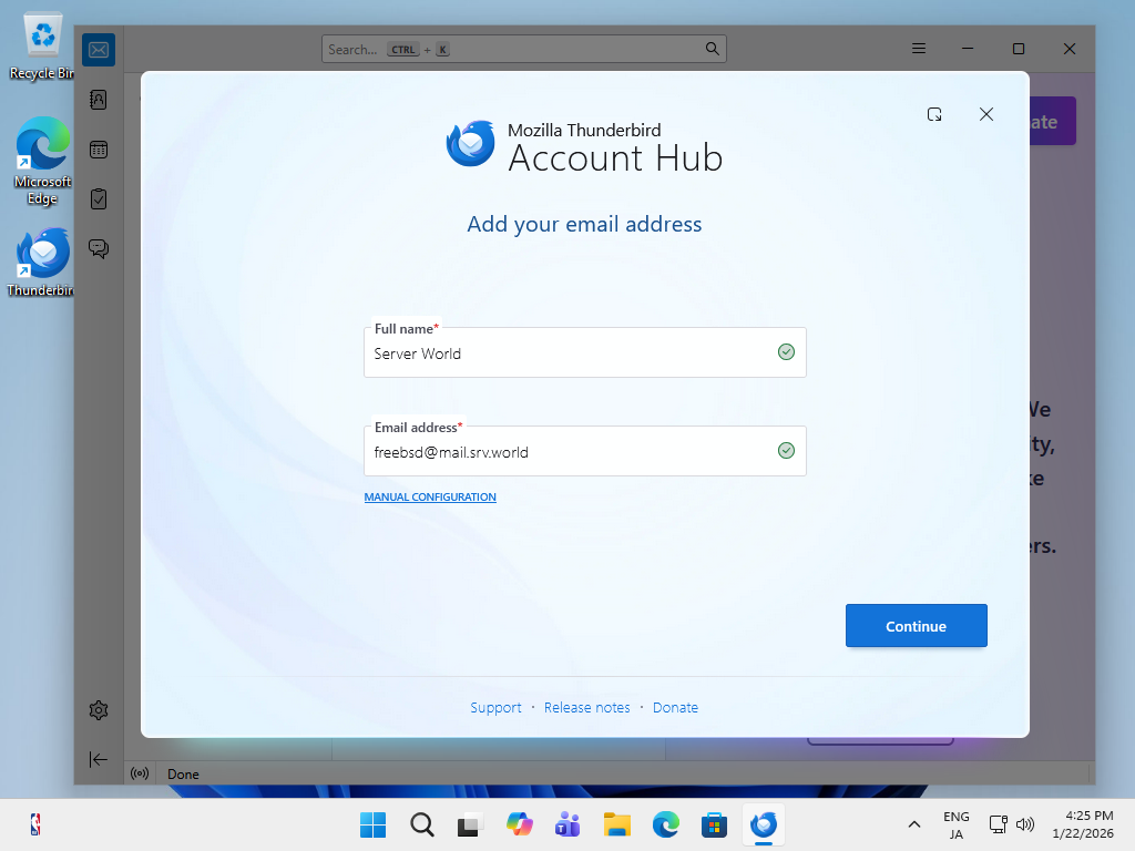 FreeBSD 15 : Email Client Setting : Server World