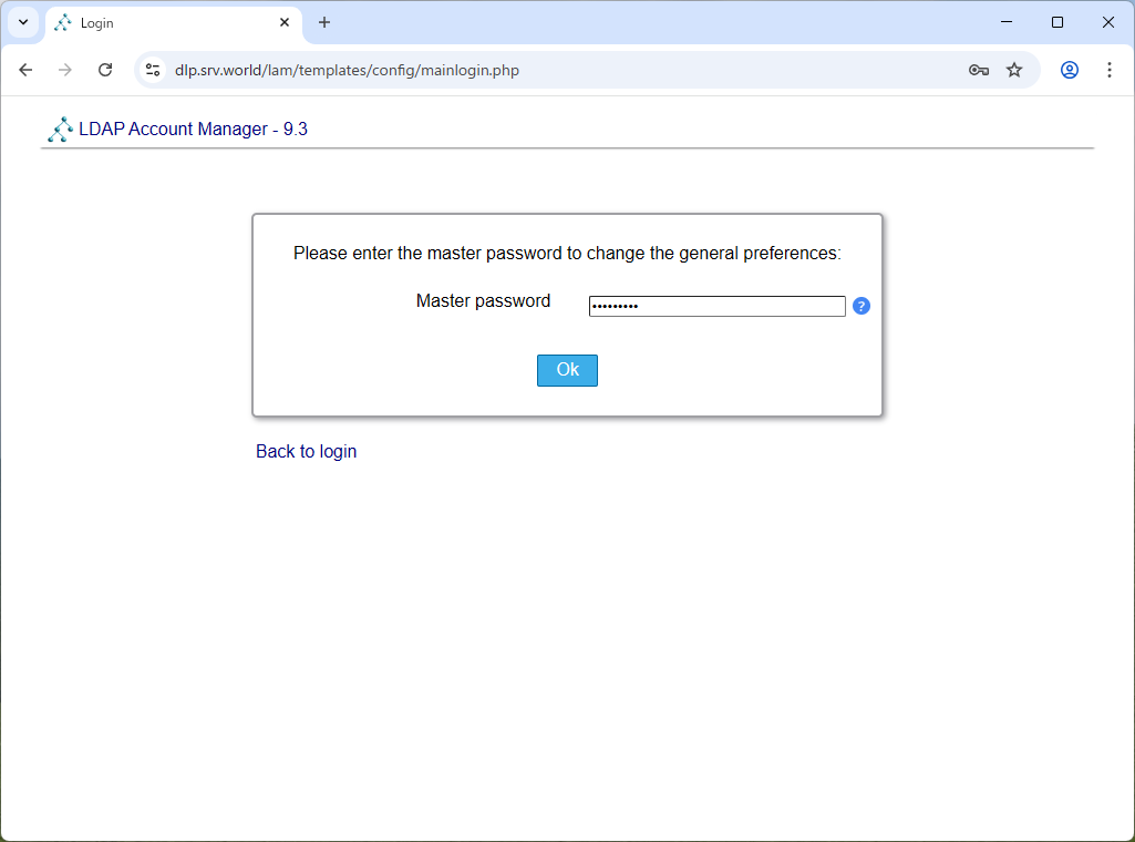 FreeBSD 15 : OpenLDAP : LDAP Account Manager : Server World