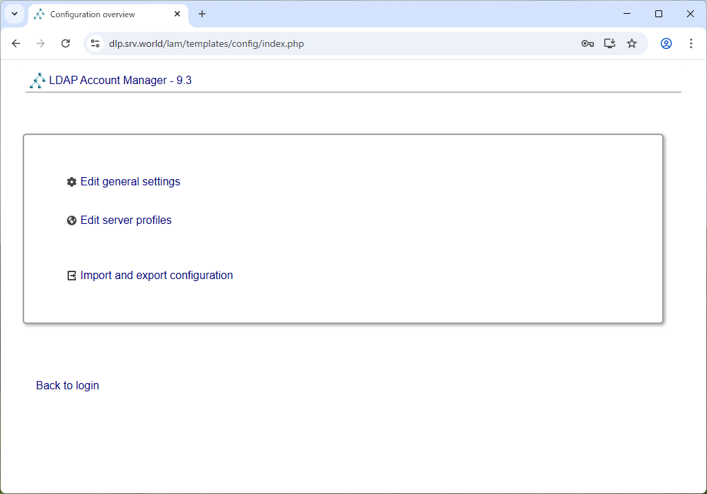 FreeBSD 15 : OpenLDAP : LDAP Account Manager : Server World