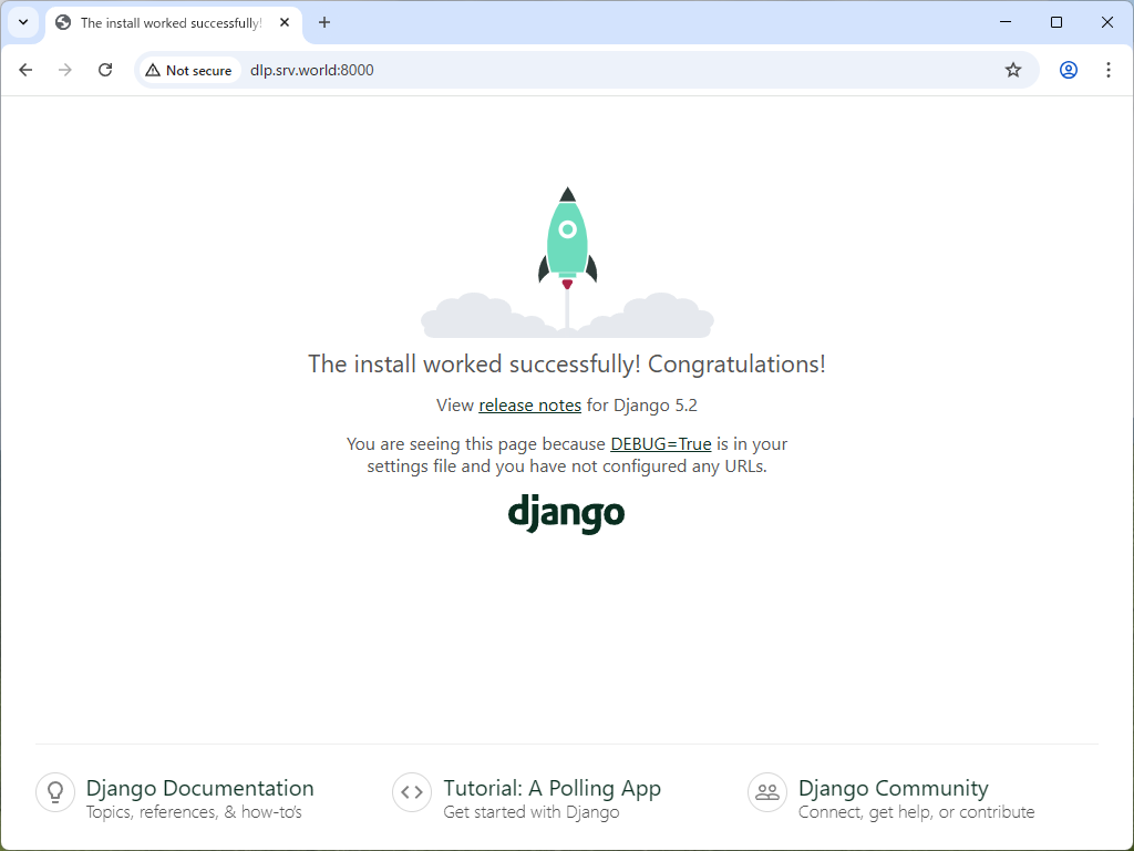 FreeBSD 15 : Install Django 5 : Server World