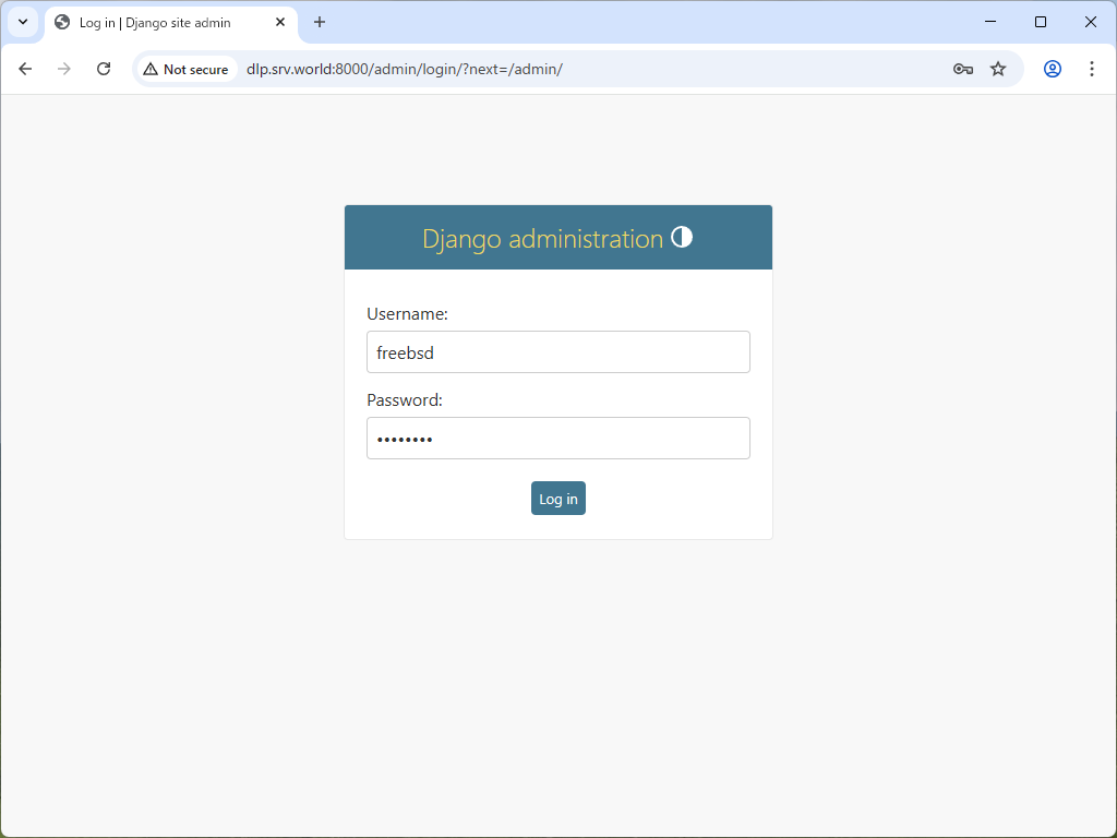 FreeBSD 15 : Install Django 5 : Server World