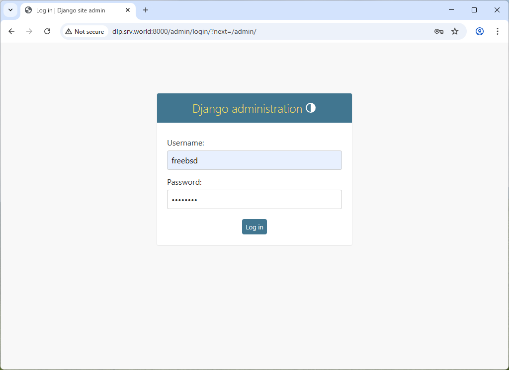 FreeBSD 15 : Install Django 6 : Server World