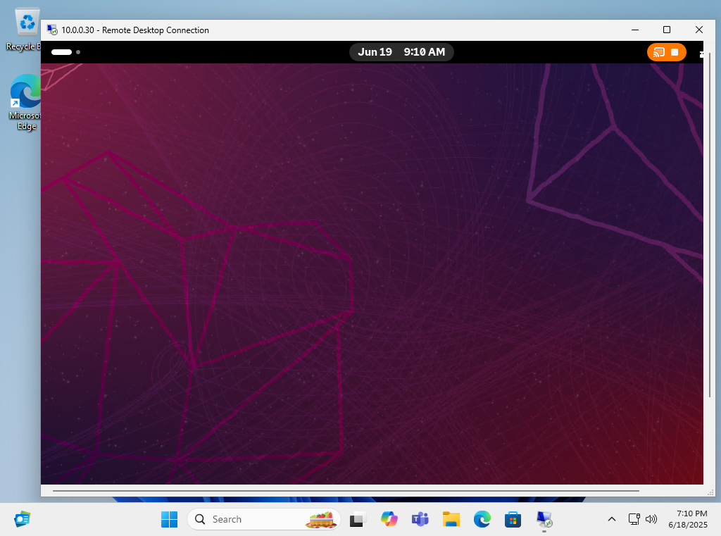 Rocky Linux 10 : GNOME Remote Desktop : Server World