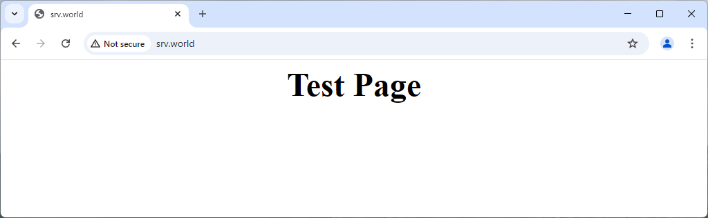 Rocky Linux 10 : Apache httpd : Install : Server World