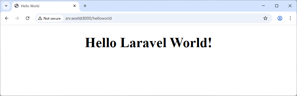 Rocky Linux 10 : Install Laravel : Server World