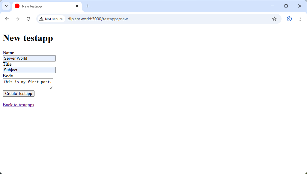Ubuntu 24.04 : Install Ruby on Rails 8 : Server World
