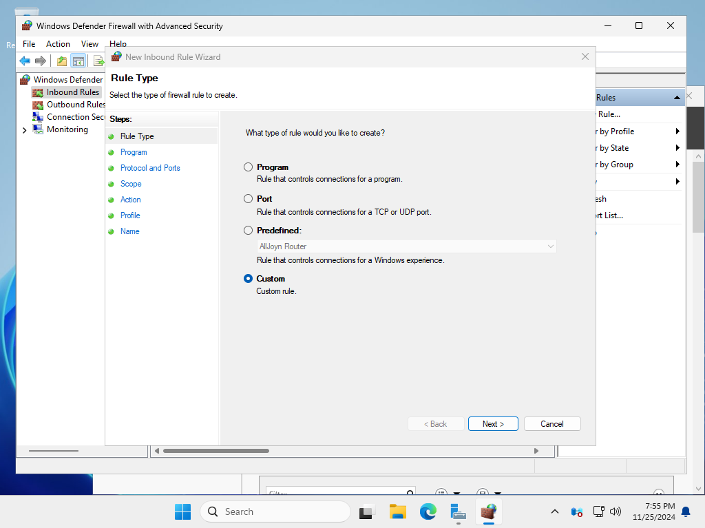 Windows Server 2025 : Initial Settings : Allow ICMP Echo Reply : Server World