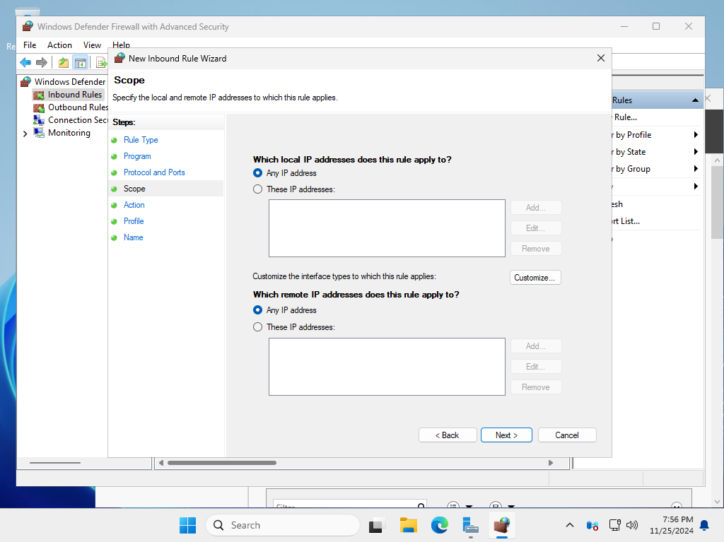 Windows Server 2025 : Initial Settings : Allow ICMP Echo Reply : Server ...