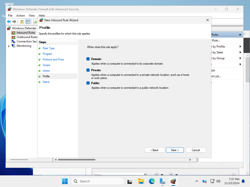 Windows Server 2025 : Initial Settings : Allow ICMP Echo Reply : Server World