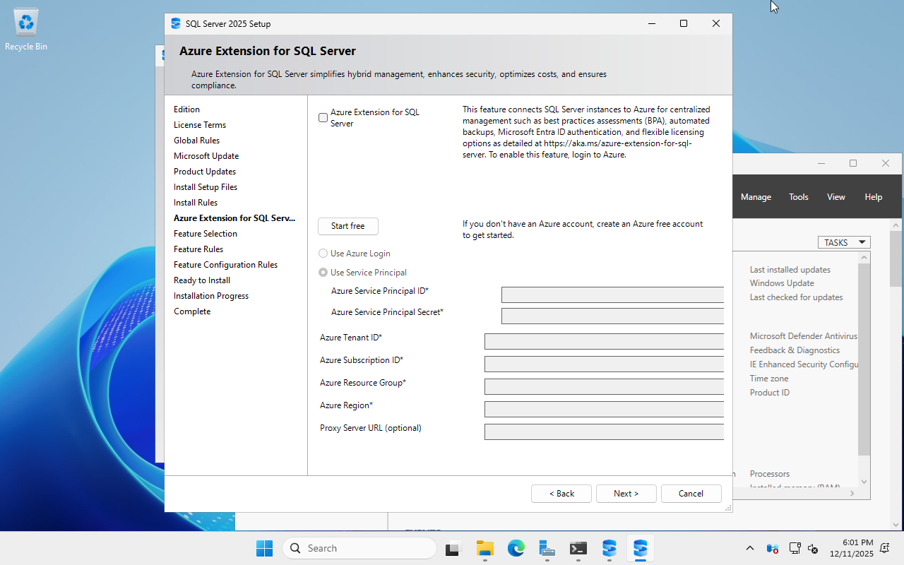 Windows Server 2025 : SQL Server 2025 : Install : Server World