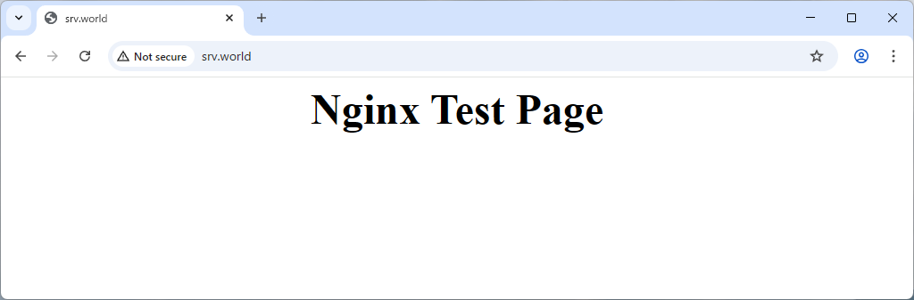 openSUSE Leap 16 : Nginx : Install : Server World